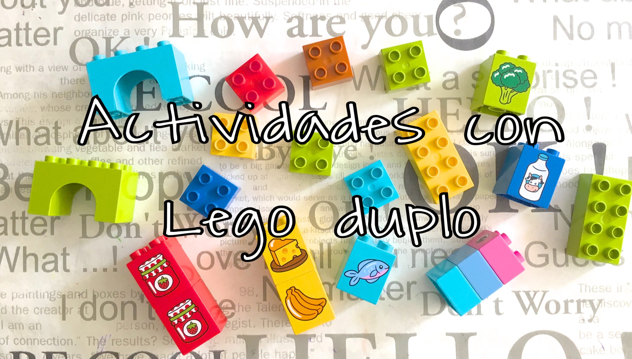 Actividades con Lego Duplo - Las manos de mamá