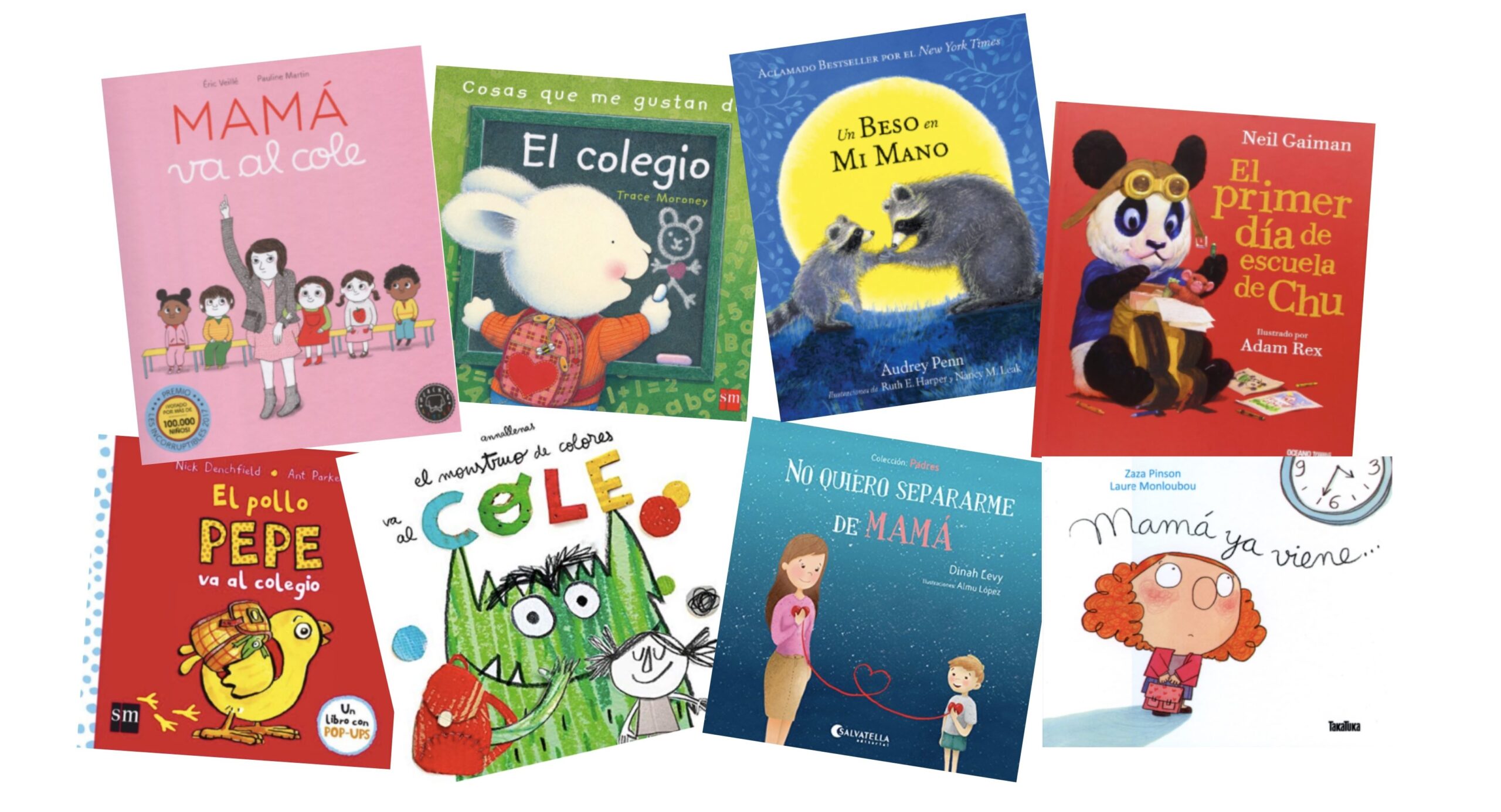 Libros para el primer día de colegio - Las manos de mamá