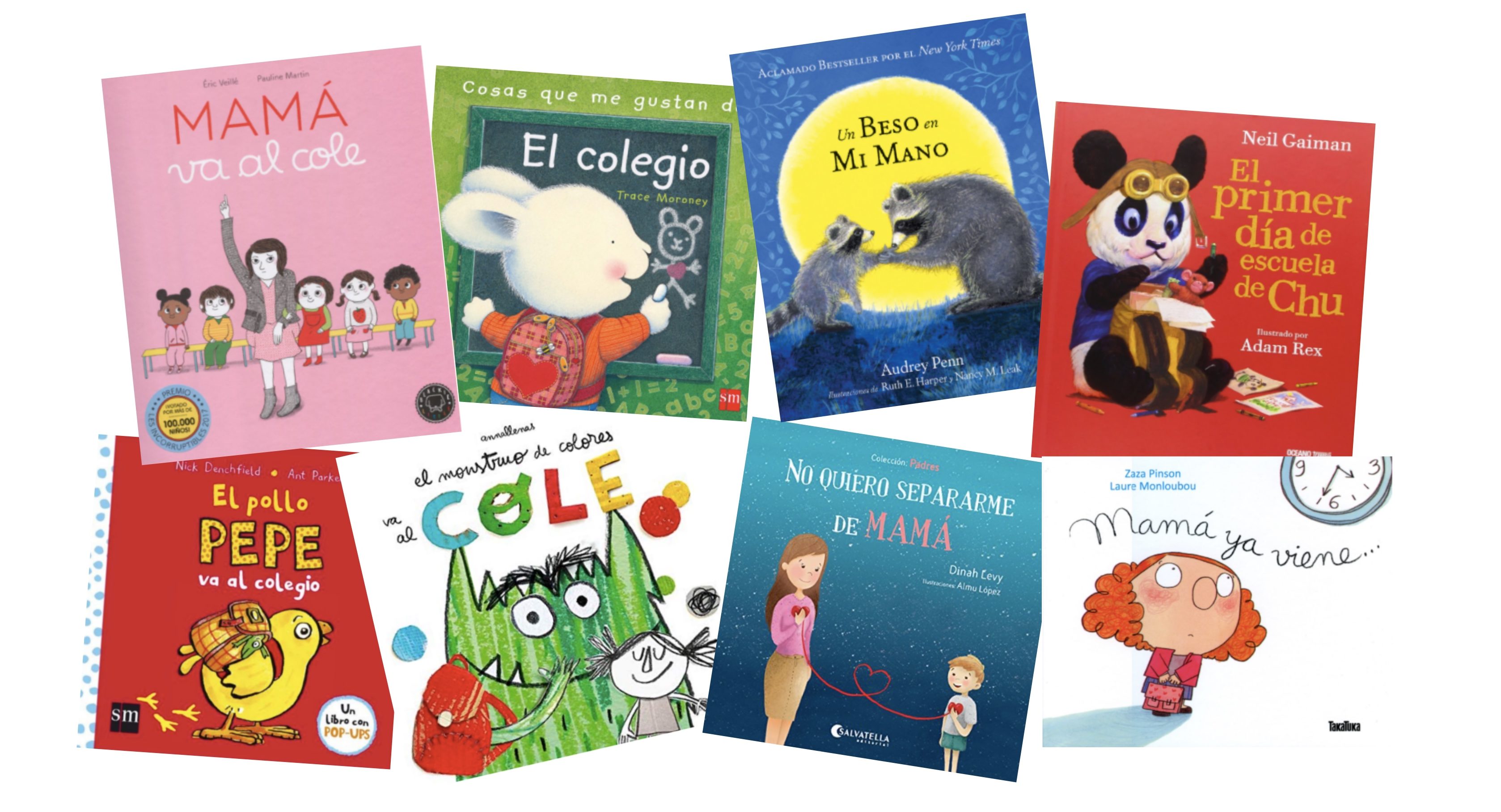 Libros para el primer día de colegio | Las manos de mamá