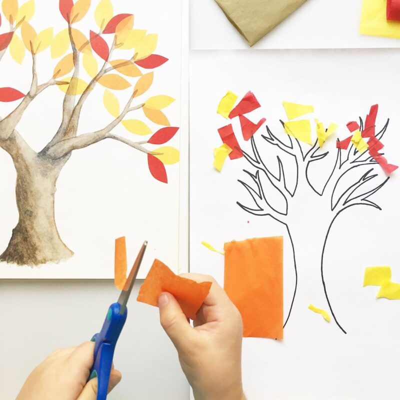 Actividades de otoño - Las manos de mamá