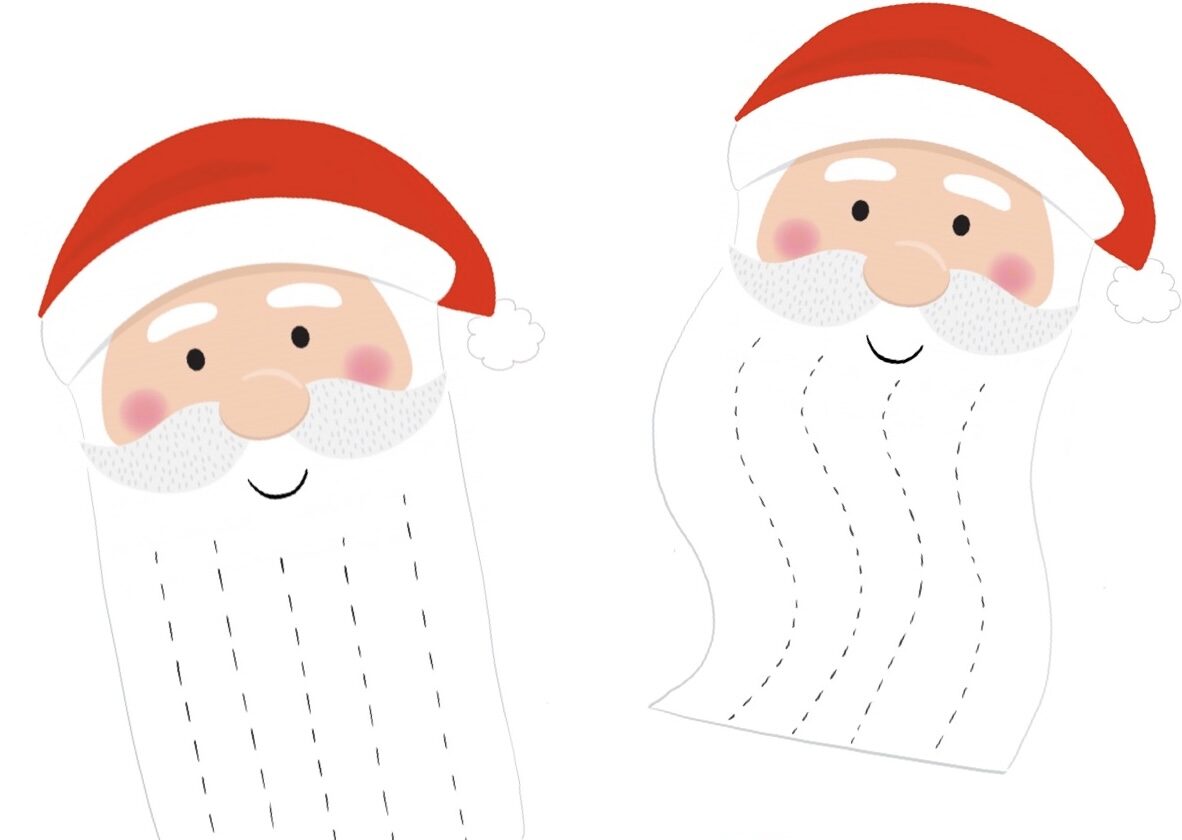 Plantillas para recortar de Navidad - Las manos de mamá